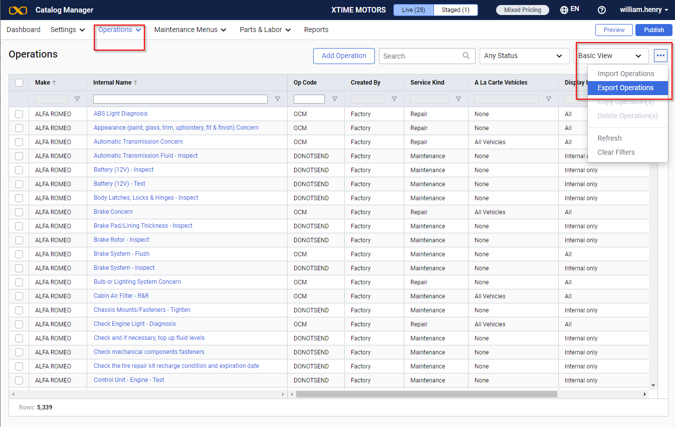Xtime Catalog Manager - Import/Export CSV File for Pricing Xtime Catalog Manager - Import/Export CSV File for Pricing