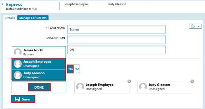 Xtime Schedule - Configure - Enabling Teams